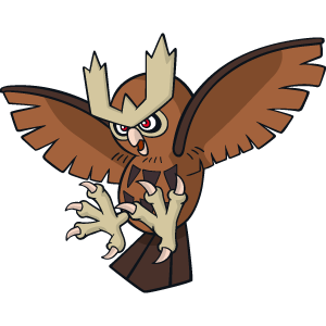 Noctowl - Pokémon #164 - Pokétown Pokédex