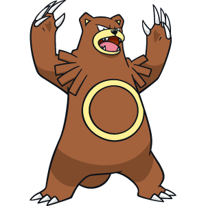 Ursaring - Pokémon #217 - Pokétown Pokédex