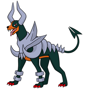 Houndoom - Pokémon #229 - Pokétown Pokédex