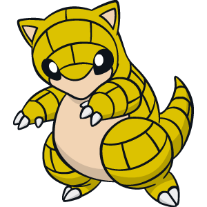 Sandshrew - Pokémon #27 - Pokétown Pokédex