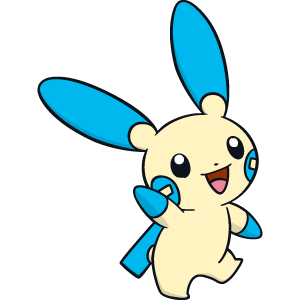 Minun - Pokémon #312 - Pokétown Pokédex