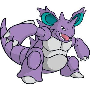 Nidoking - Pokémon #34 - Pokétown Pokédex