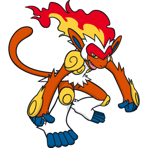 Infernape - Pokémon #392 - Pokétown Pokédex