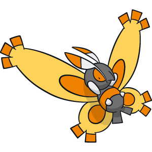 Mothim - Pokémon #414 - Pokétown Pokédex