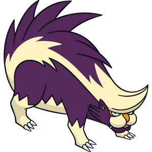 Skuntank - Pokémon #435 - Pokétown Pokédex
