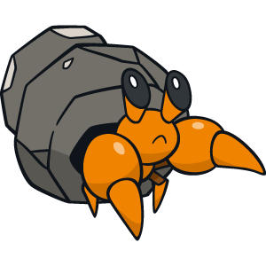 Dwebble - Pokémon #557 - Pokétown Pokédex