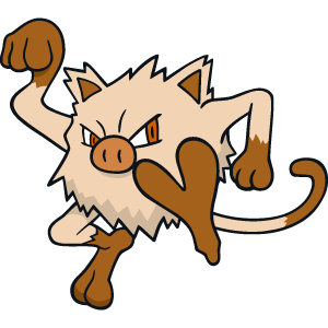 Mankey - Pokémon #56 - Pokétown Pokédex