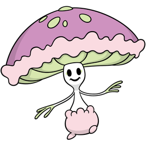 Shiinotic - Pokémon #756 - Pokétown Pokédex