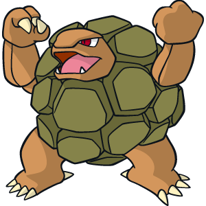 Golem - Pokémon #76 - Pokétown Pokédex