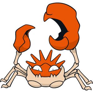 Kingler - Pokémon #99 - Pokétown Pokédex